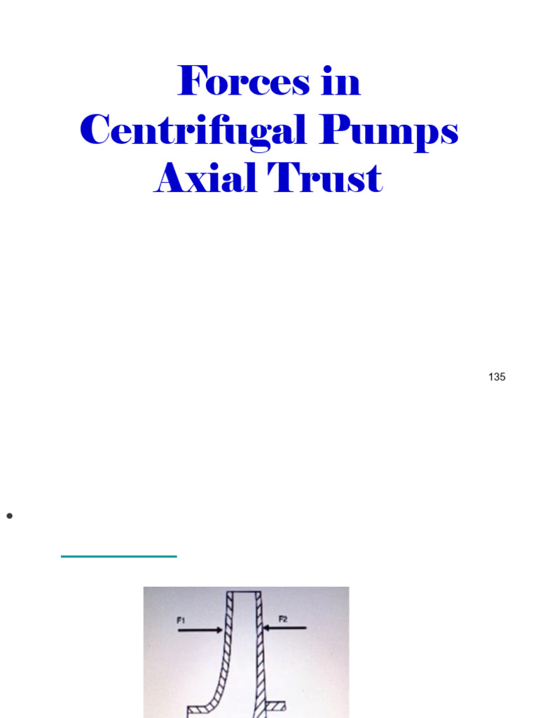Understanding Axial Thrust in Pumps | PDF | Pump | Dynamics (Mechanics)