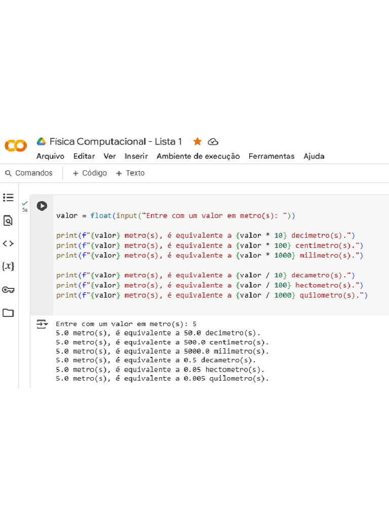 Fisica Computacional - Lista 1 | PDF