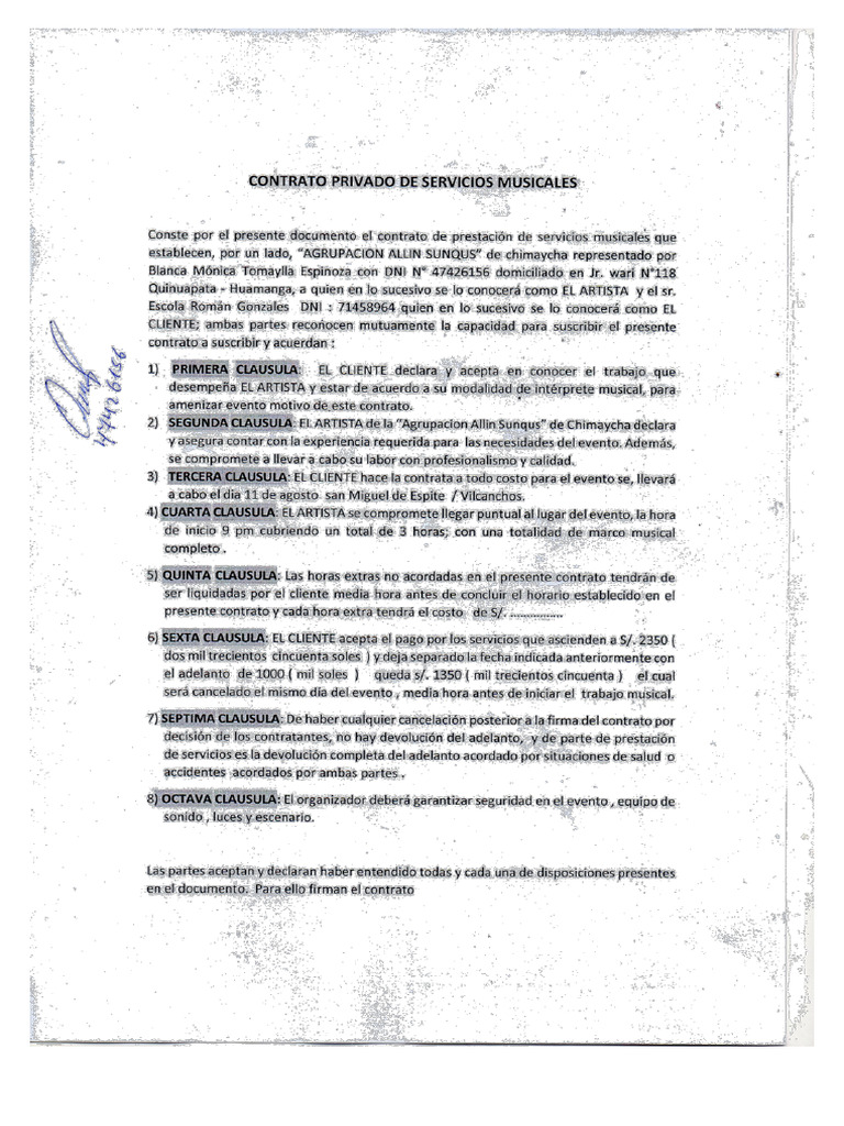 Contrato | PDF