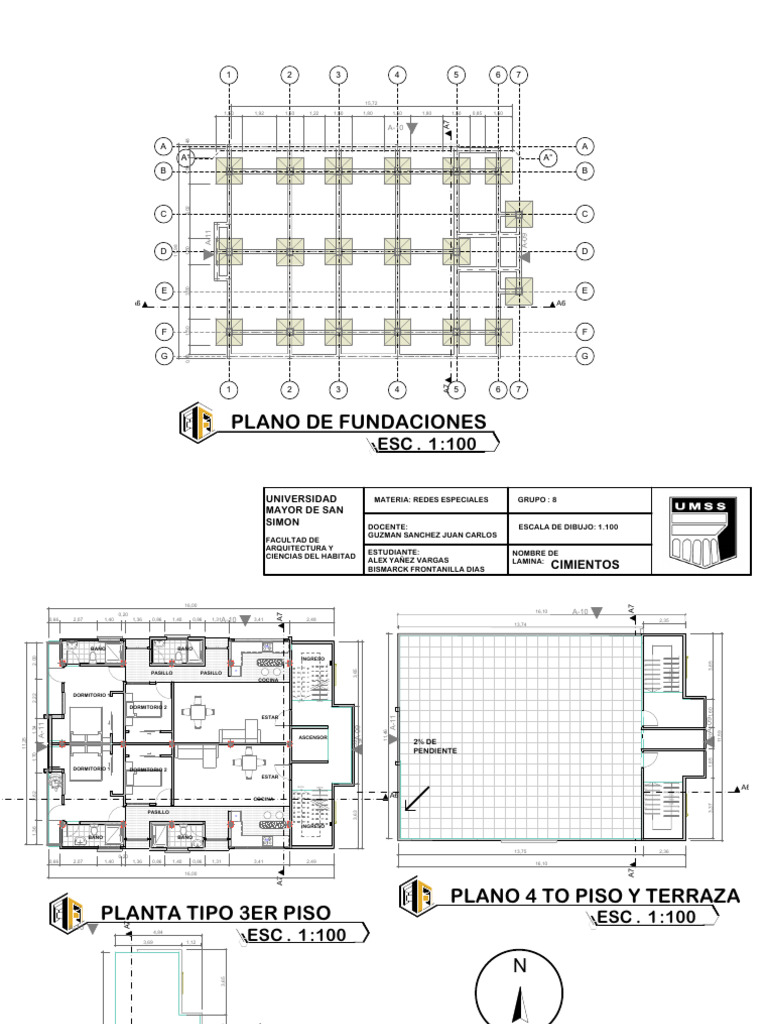 Planos Arq. Carpeta Redes Planos Arqui | PDF