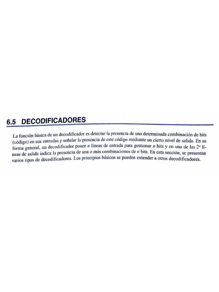 3.4 Decodificadores y Codificadores | PDF