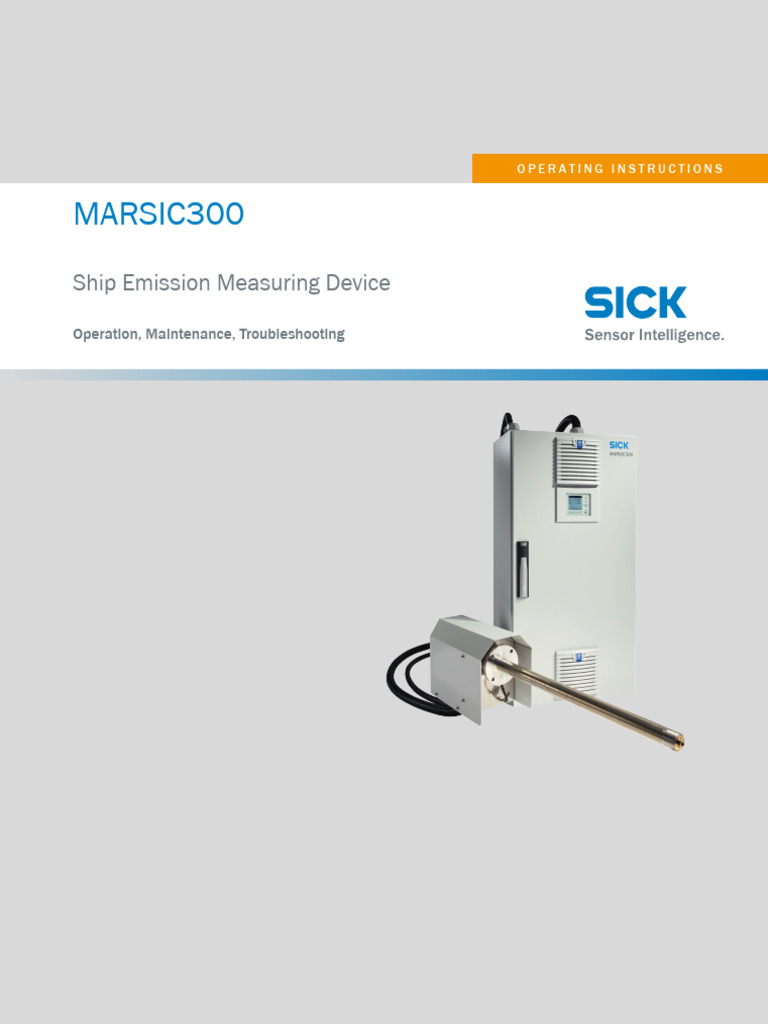 Operating Instructions Marsic300 en Im0061235 | PDF | Gases | Menu ...