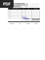 Template Nota Kosong Excel Gratis | PDF