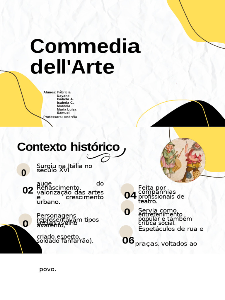 Commedia dell'Arte _20250902_222334_0000 | PDF | Commedia Dell'arte ...