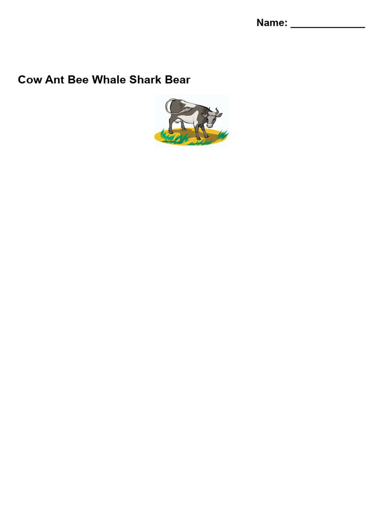 Animal Picture Dictionary Picture Dictionaries 55760 | PDF