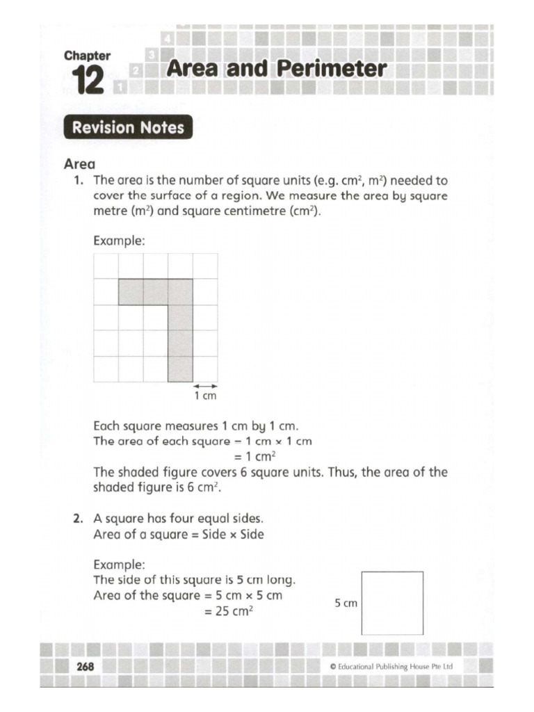 Area and Perimeter | PDF