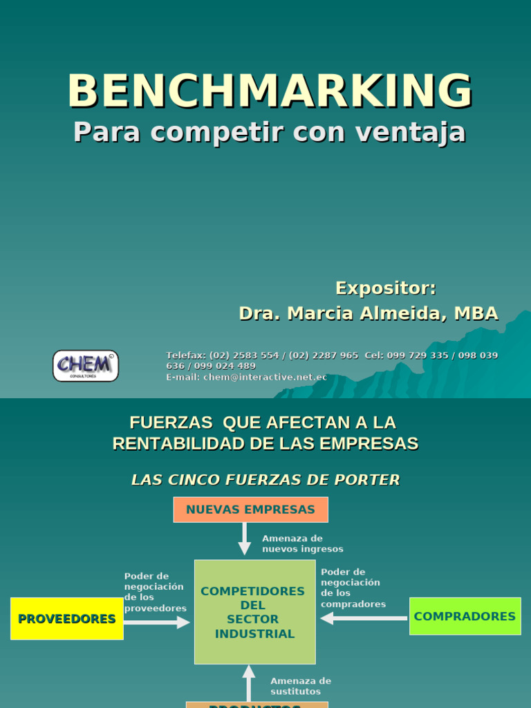 BENCHMARKING para Competir Con Ventaja | PDF | Benchmarking | Business