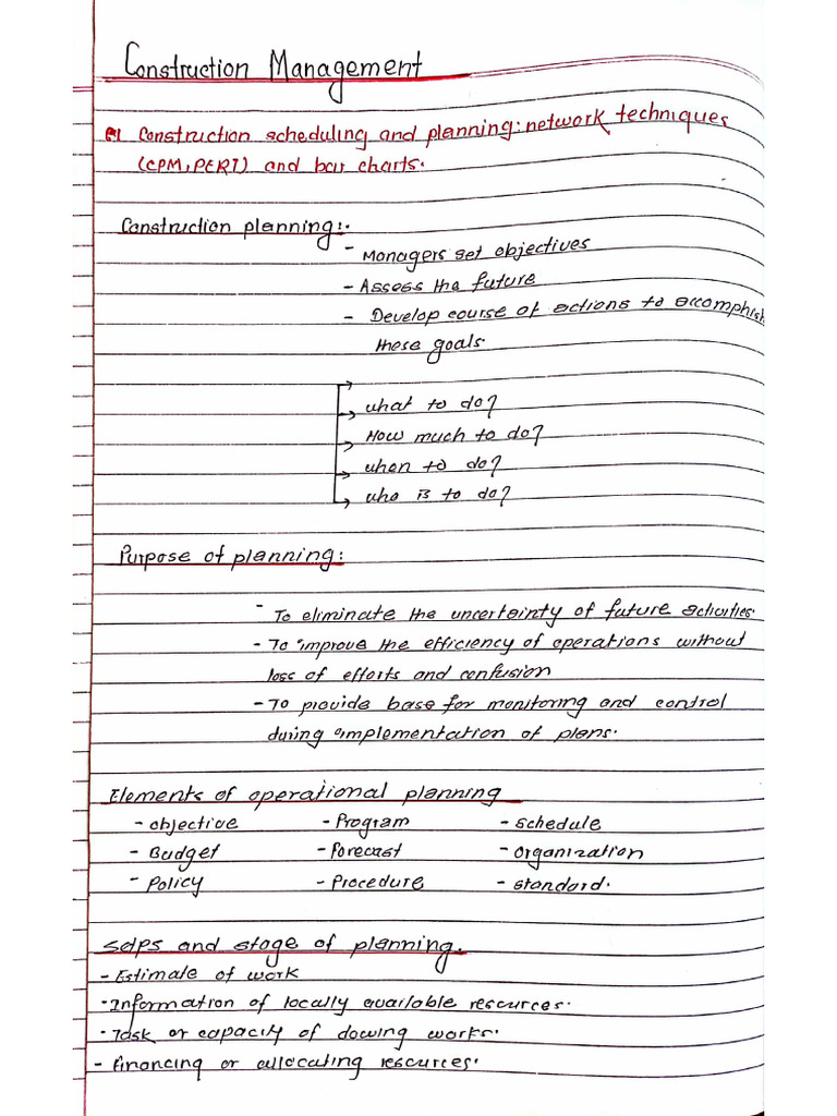 Construction Management | PDF