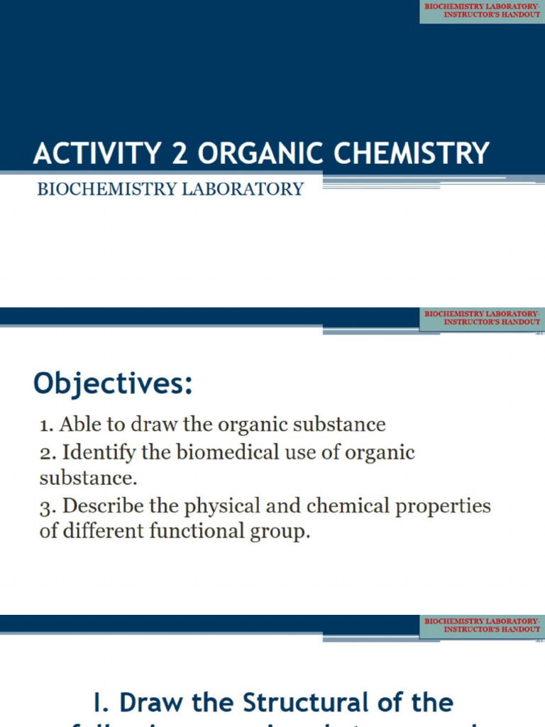 Biochem Organic Chem | PDF