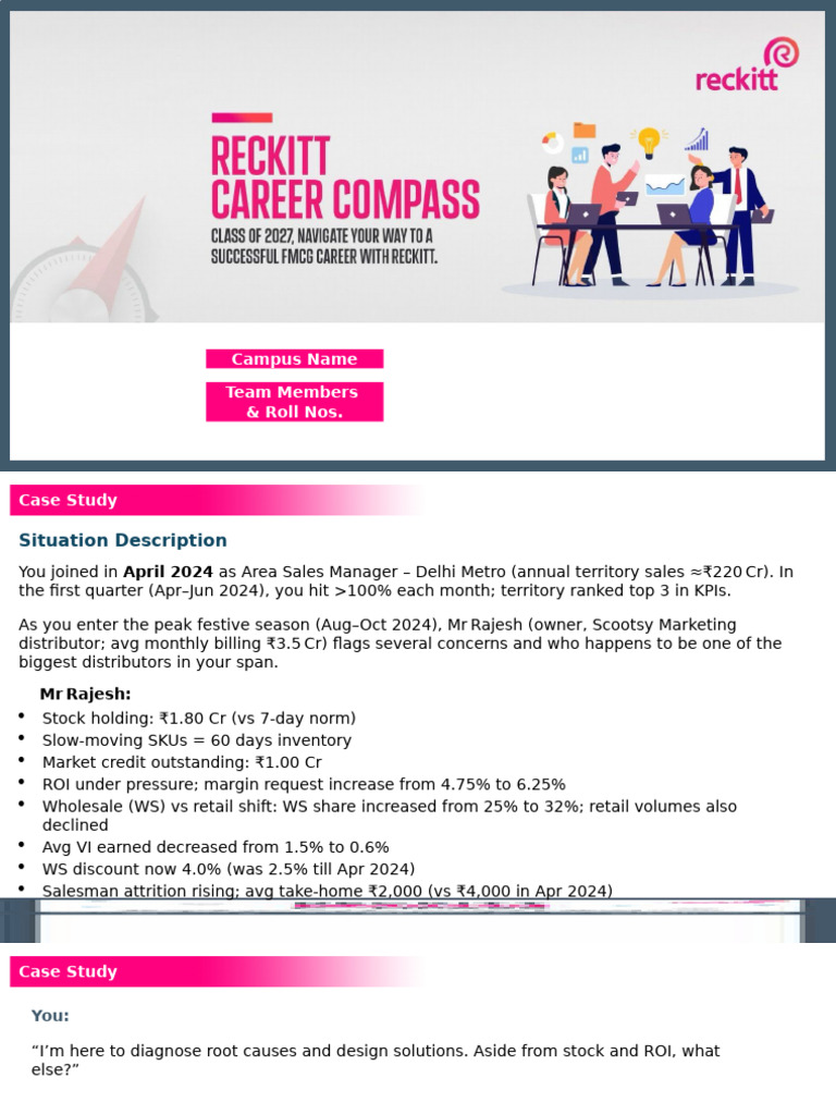 Reckit Case Statement | PDF | Business Economics | Economies