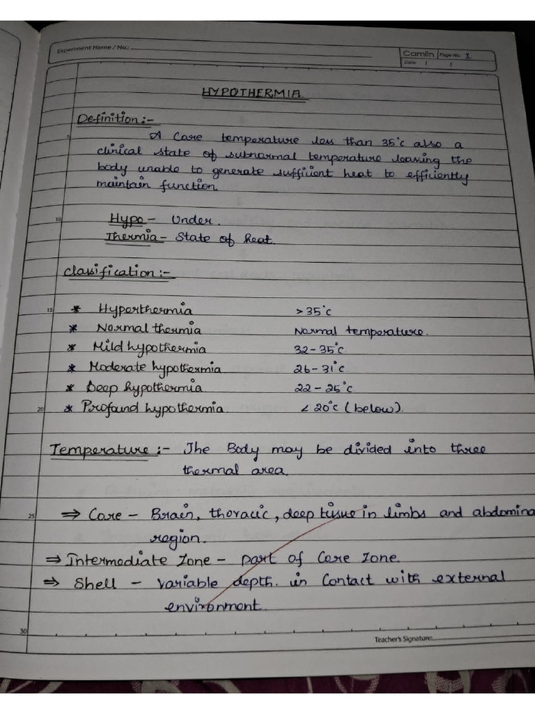 Perfusion Record Notes | PDF