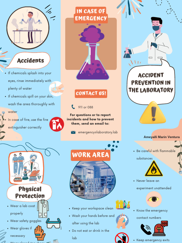 Folleto - Accident Prevention in The Laboratory | PDF