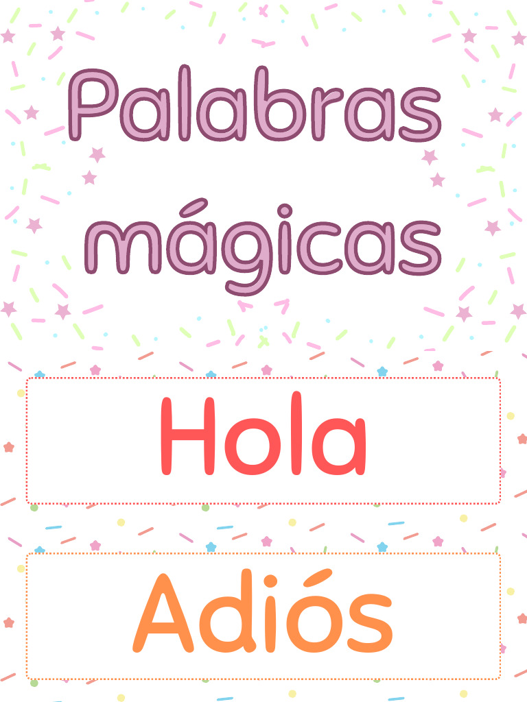 Frases Mágicas en Español | PDF