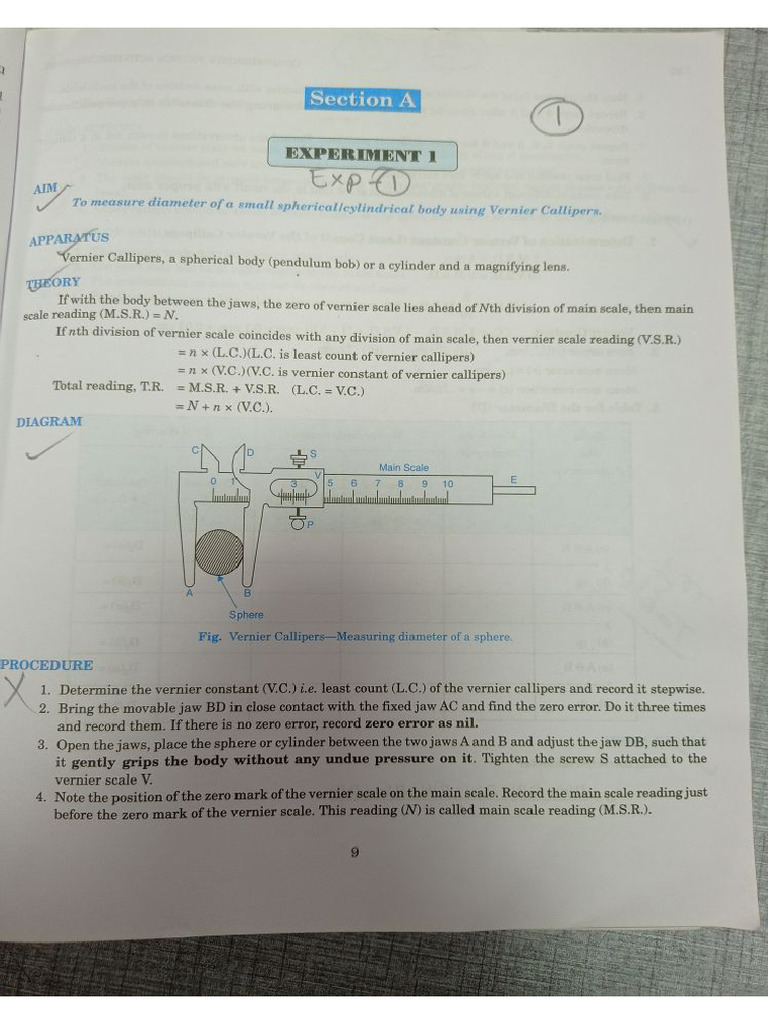 Lab Manual Class 11th | PDF