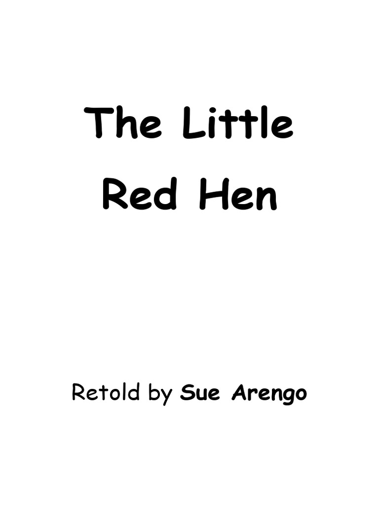 Family 1 The Little Red Hen | PDF