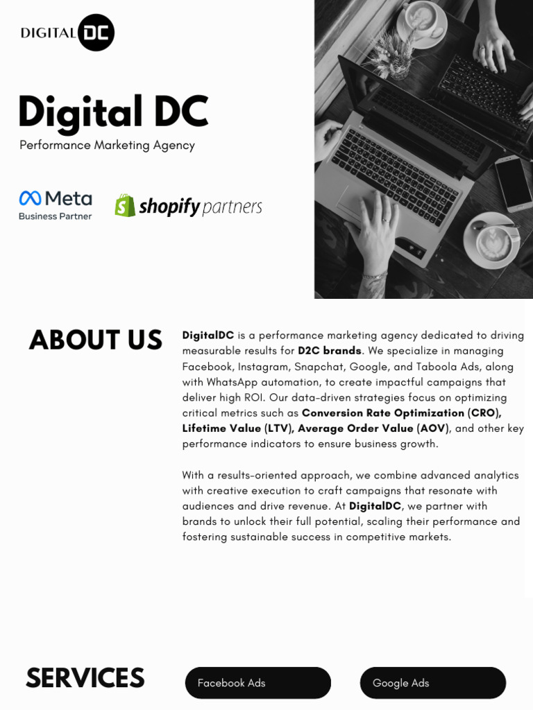 Digital DC: D2C Performance Marketing | PDF | Brand | Marketing