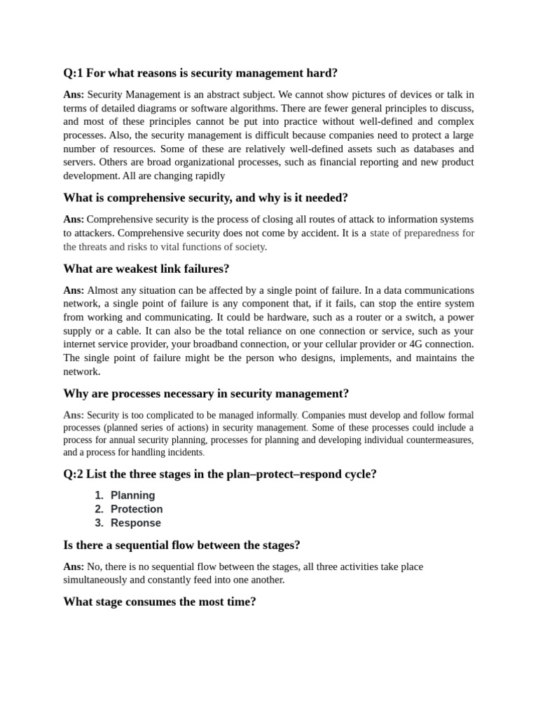 Security Management Is An Abstract Subject | PDF | Encryption | Secrecy