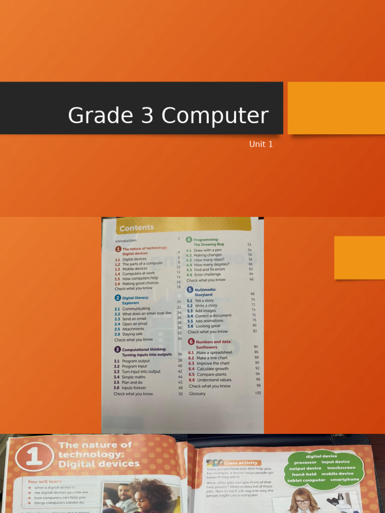 Grade 3 Computer Unit 1 | PDF