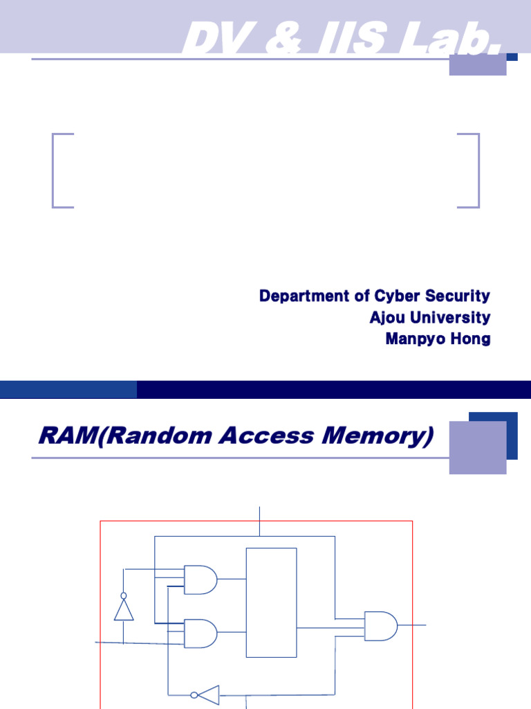 Memory Circuits Overview | PDF | Random Access Memory | Computer Memory