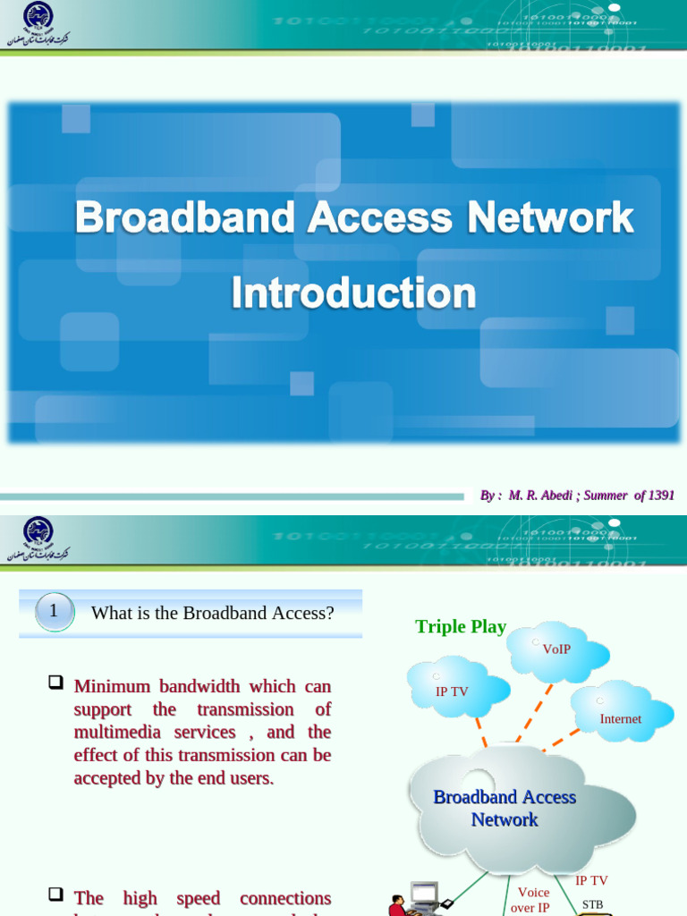 1 - UMAP 2100 - Broadband Access Network Introduction | PDF | Digital ...