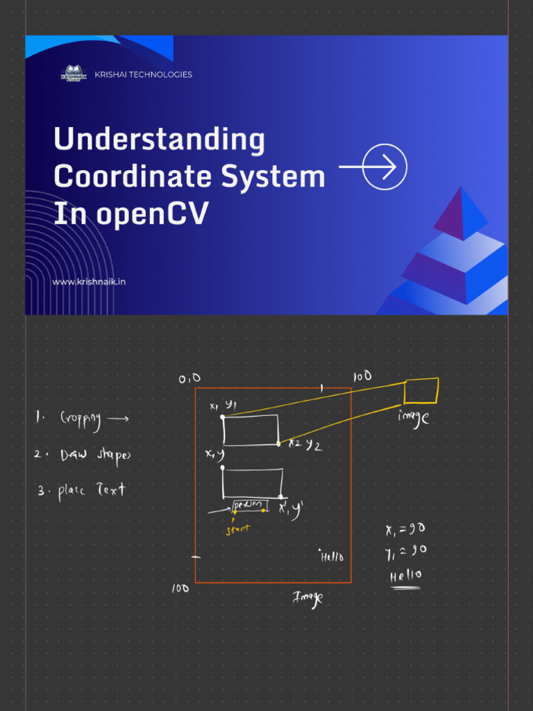008 +Understanding+Coordinate+System+in+OpenCV | PDF