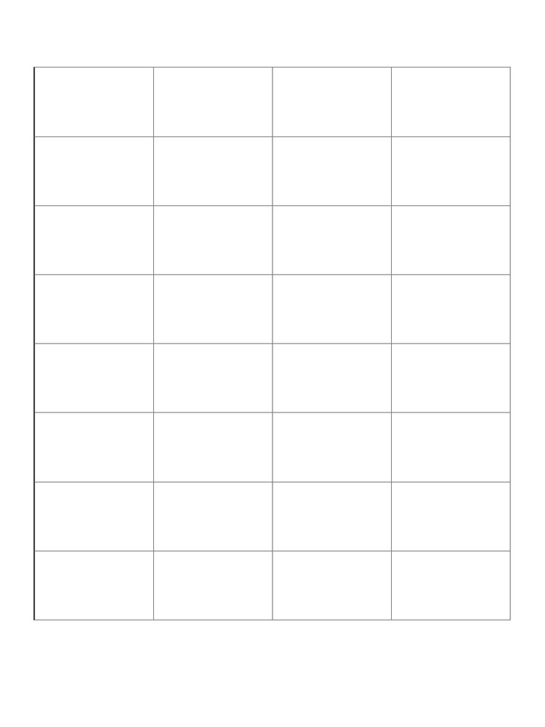 Seat Labels 1 To 50 Large | PDF