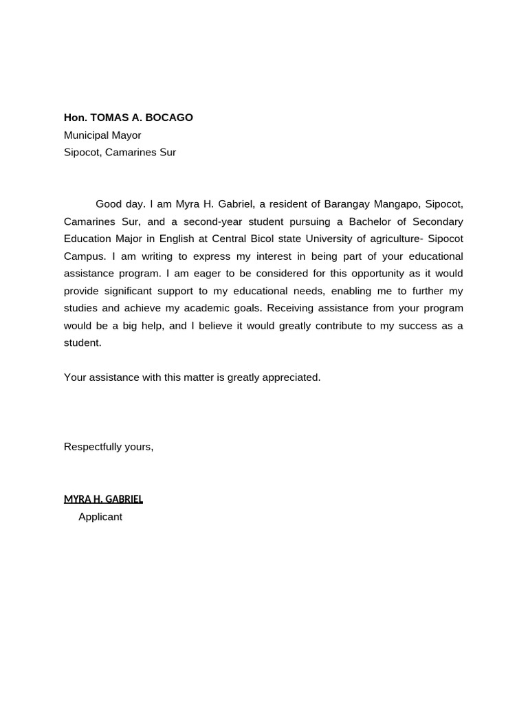 Ea Letter 122642 | PDF