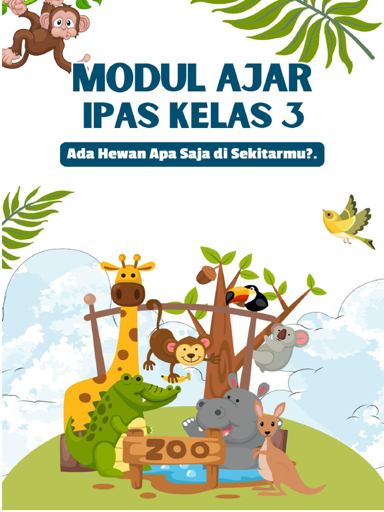 Modul Ajar IPAS Kelas 3: Kenali Hewan | PDF