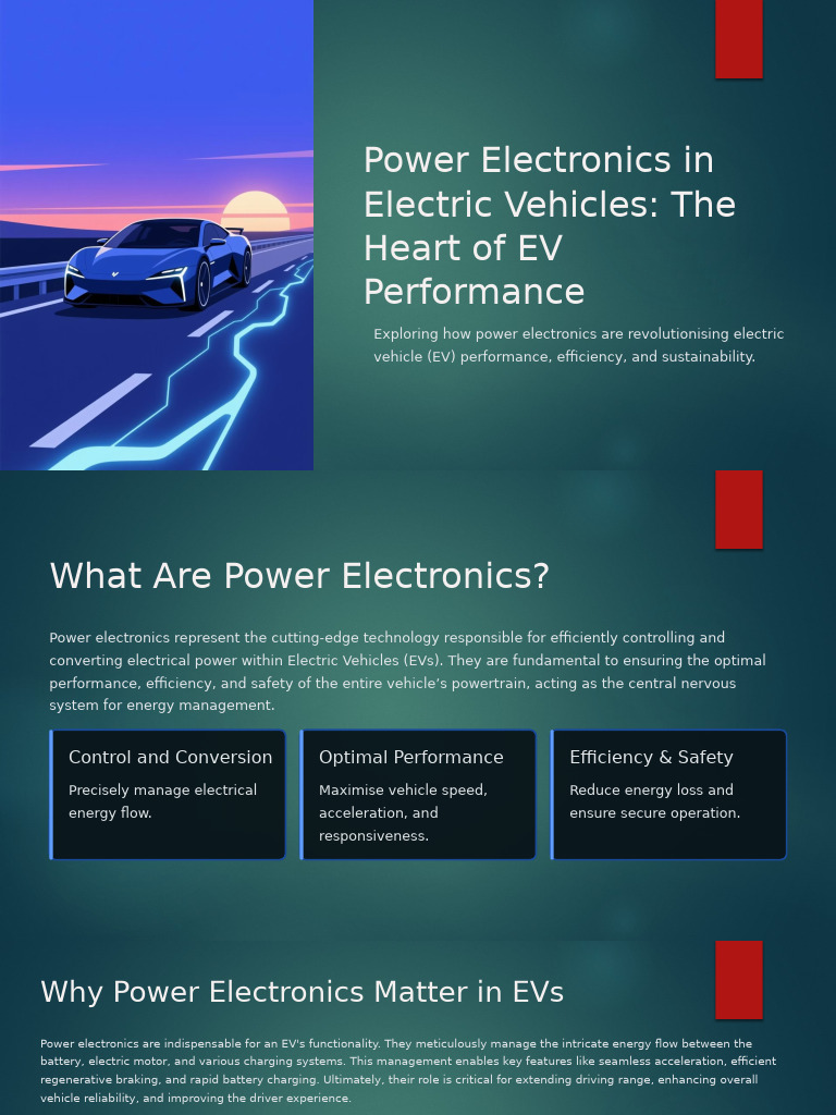 Power Electronics: Key to EV Performance | PDF | Electric Vehicle ...