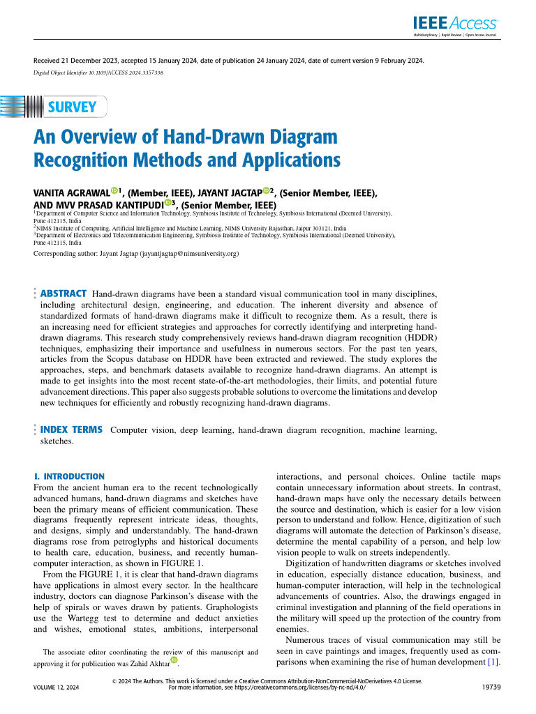 Hand-Drawn Diagram Recognition Overview | PDF | Communication | Information