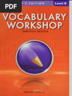 Vocabulary Workshop - Level C - Unit 4 Key | PDF