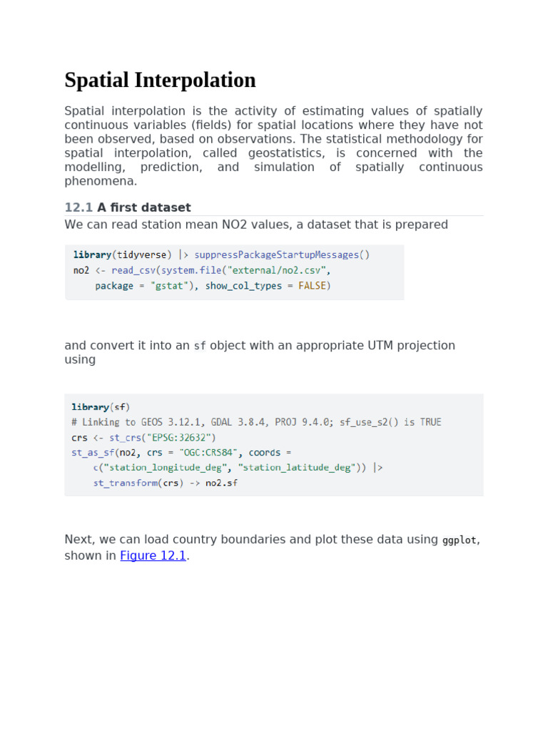 Spatial Interpolation Exp 3 | PDF