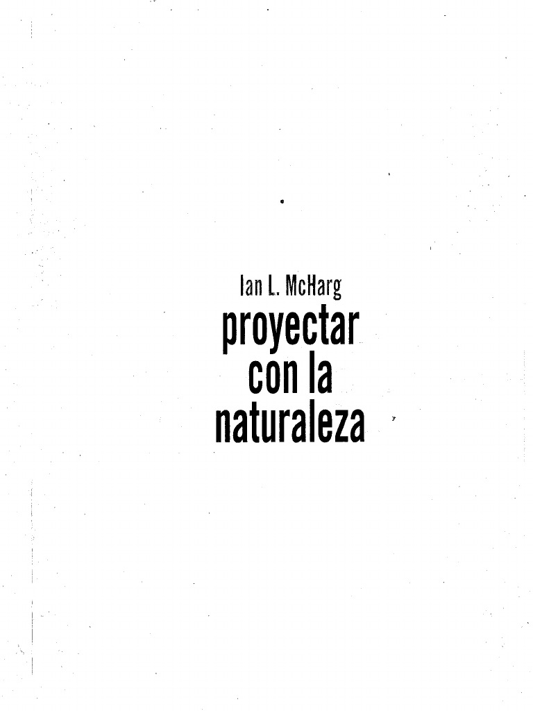 McHargh Proyectar Con La Naturaleza | PDF