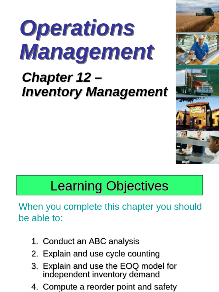Inventory Management Techniques Explained | PDF | Inventory | Demand