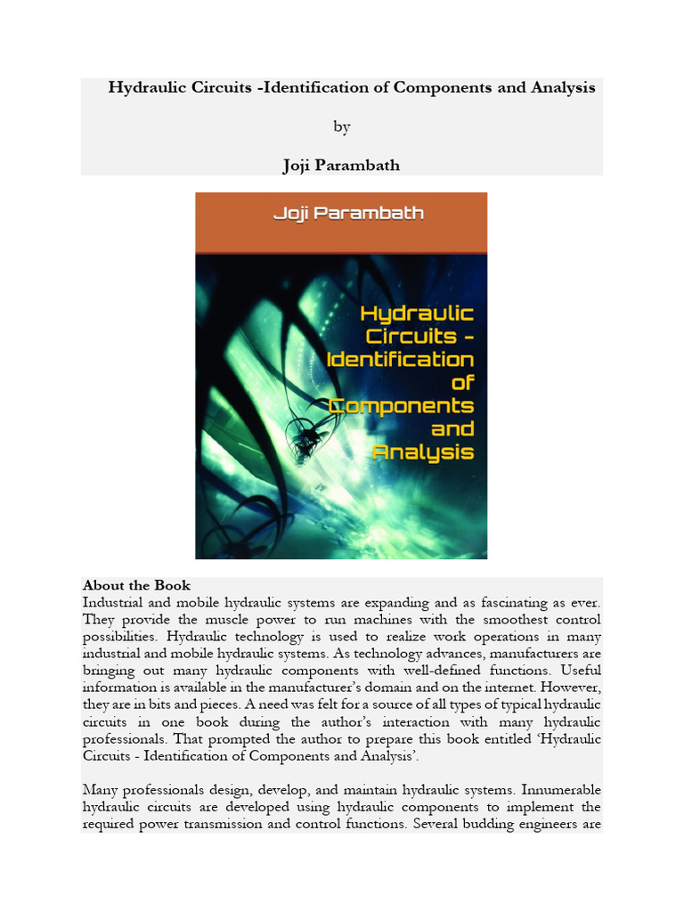 Hydraulic Circuit Analysis Guide | PDF | Valve | Hydraulics