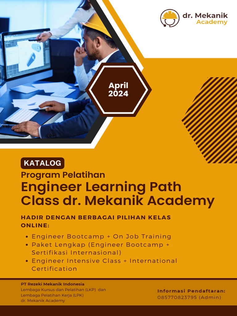 Katalog Engineer Learning Path Class Dr. Mekanik Academy April 2024 | PDF