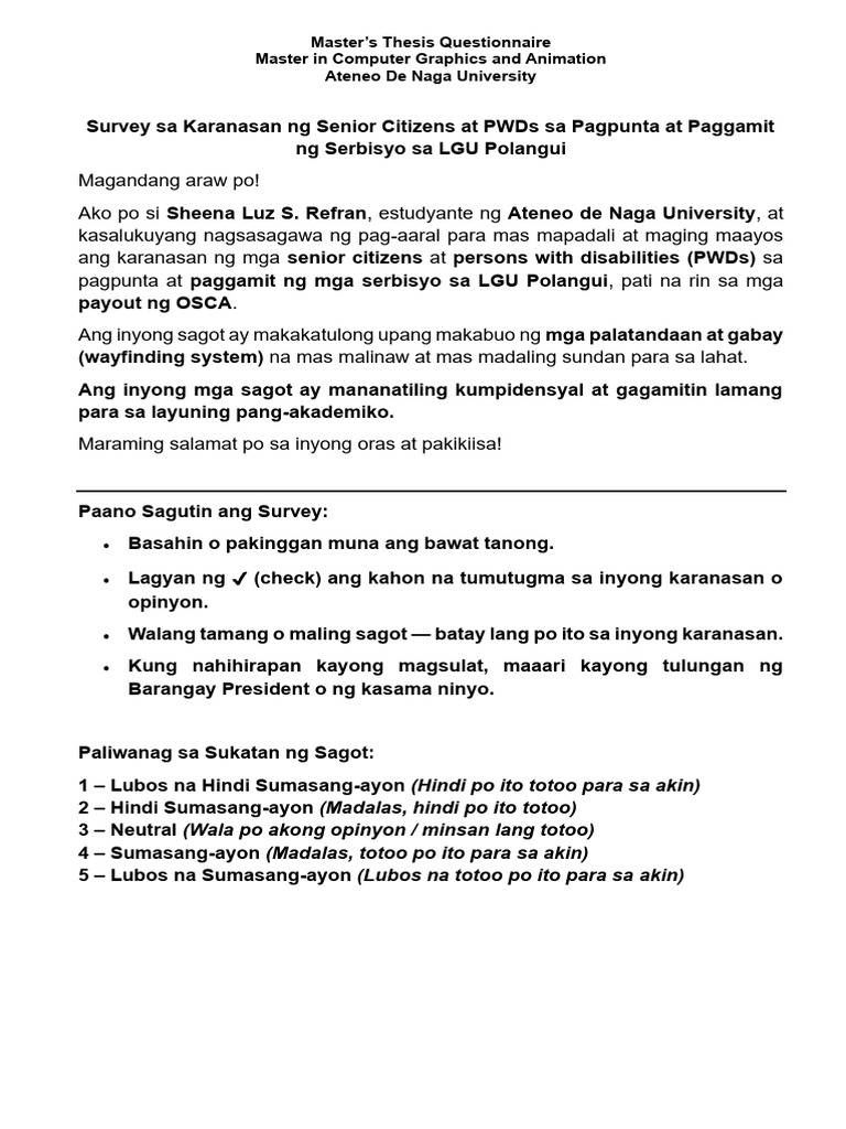 S3 Survey | PDF