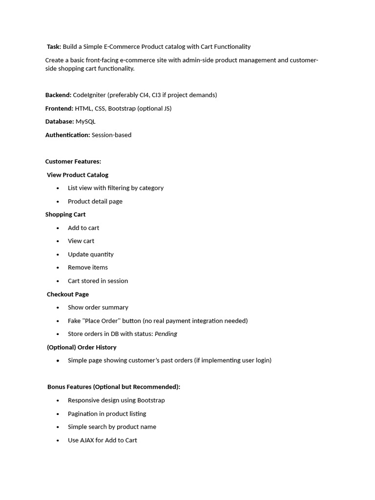 Interview Task - 2 | PDF