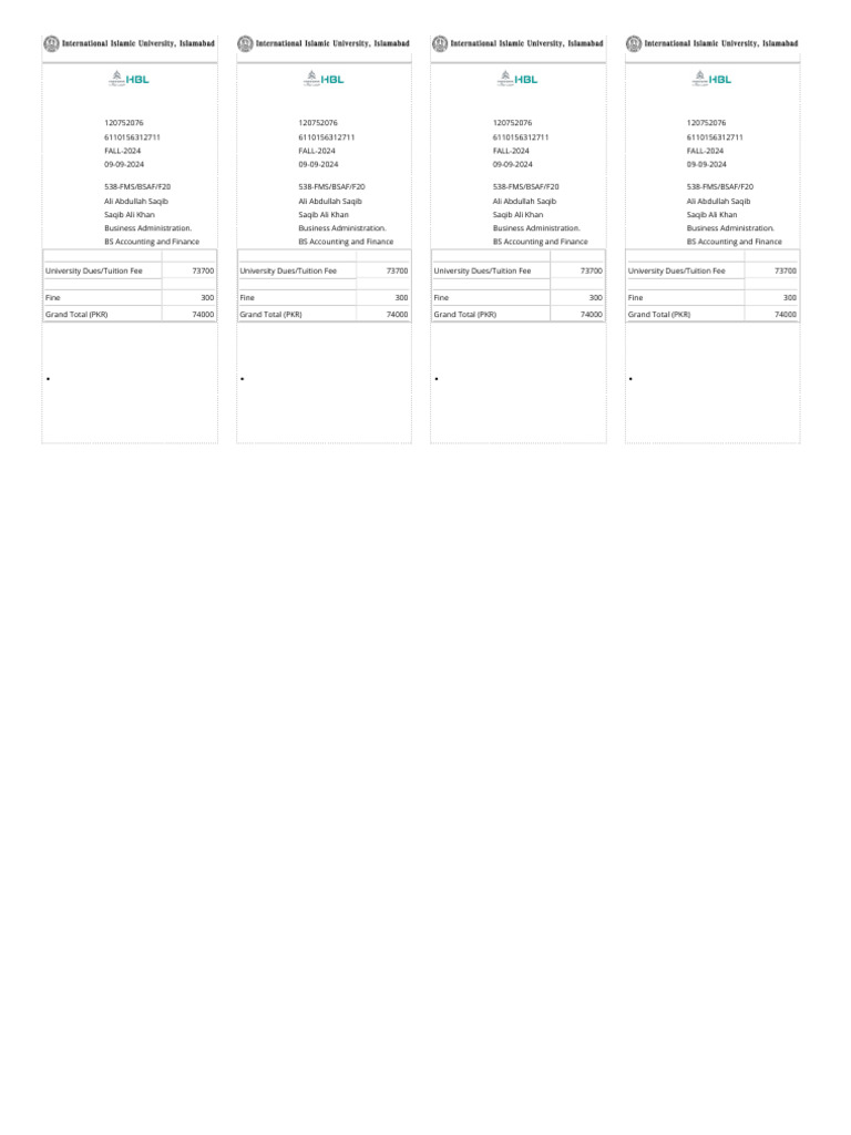Challan Form | PDF