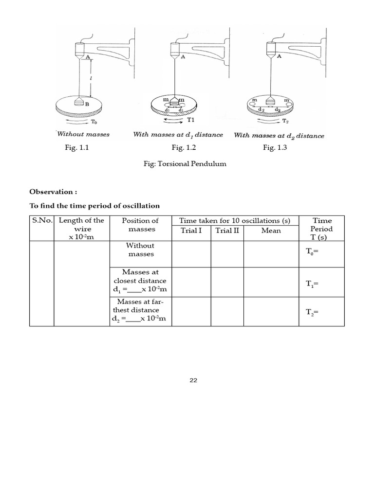 Torsion Pendulum | PDF | Mechanics | Mechanical Engineering