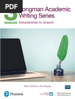 The Longman Academic Writing Series, Level 3 Alice Oshima, Ann Hogue ...