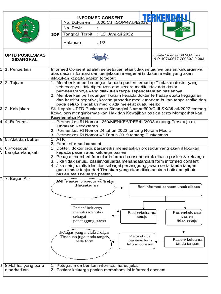 3.1.1.b. Sop Informed Consent | PDF