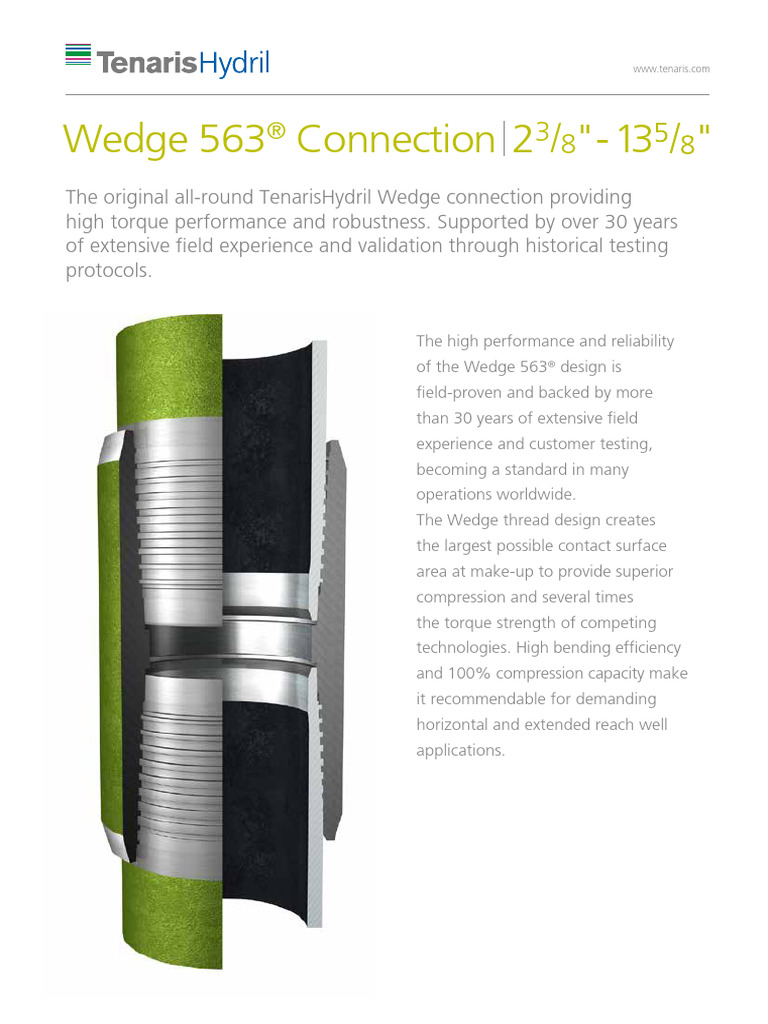 Tenarishydril Wedge 563 Flyer | PDF | Pipe (Fluid Conveyance ...