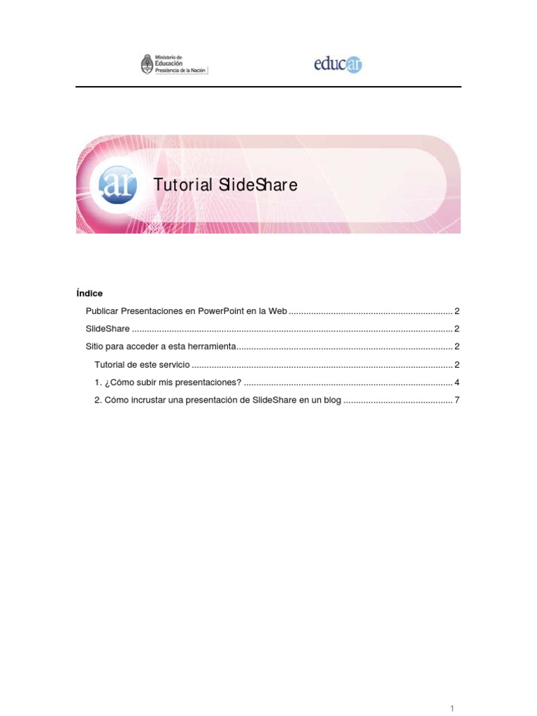 Tutorial Slide Share | PDF