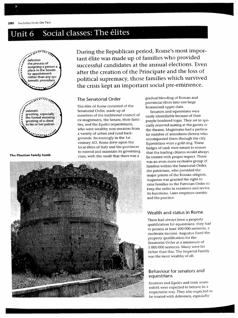 Roman Social Classes | PDF