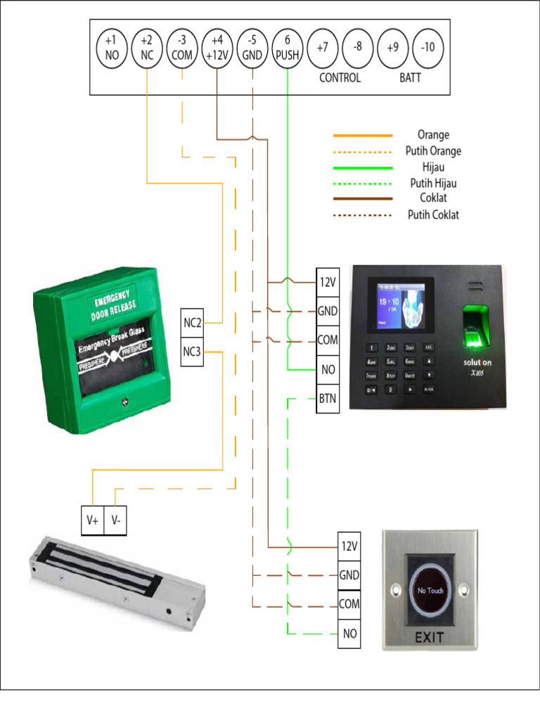 Wiring Diagram Acees Door | PDF
