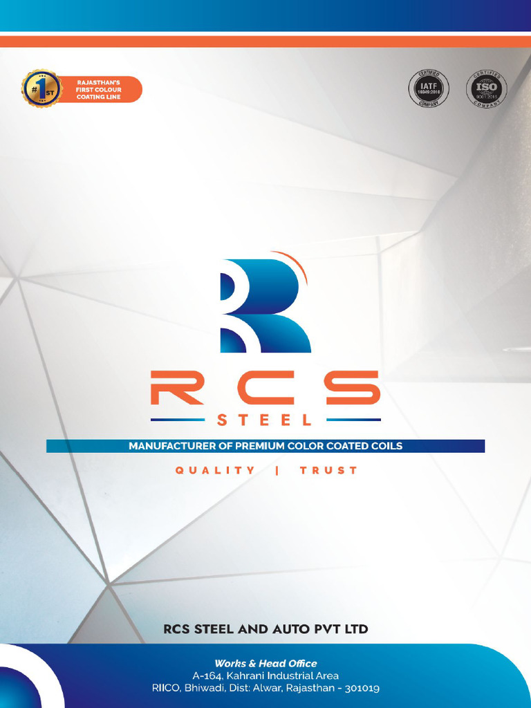 Rcs Steel and Auto PVT LTD Bhiwadi | PDF