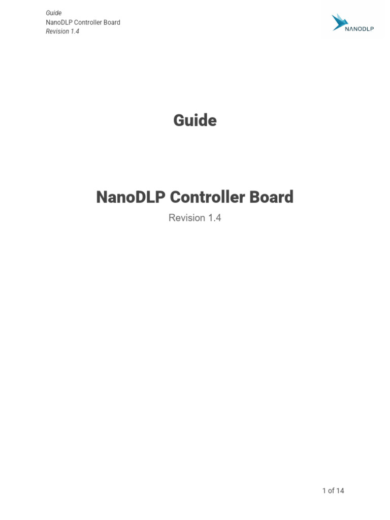 NanoDLP Controller Board Setup Guide | PDF | Raspberry Pi | Hdmi