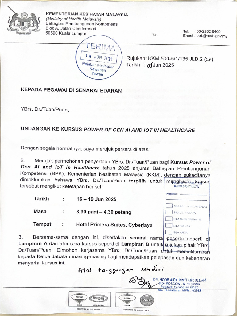 Kementerian Kesihatan Malaysia | PDF