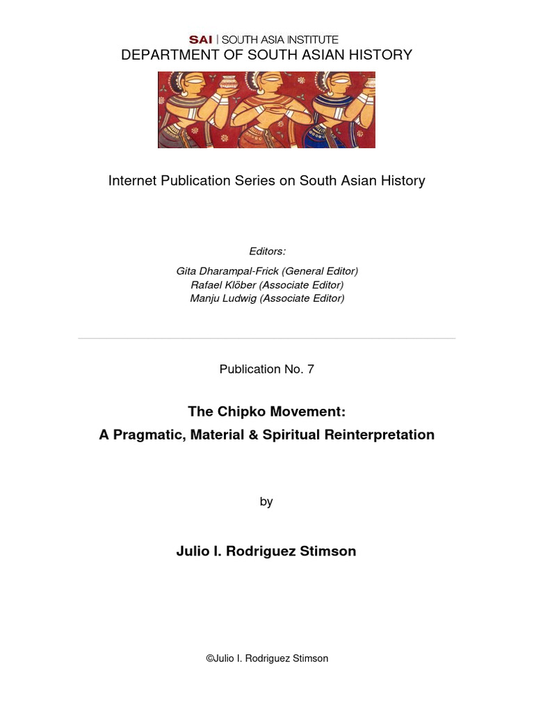 Chipko Movement: A Spiritual Reinterpretation | PDF